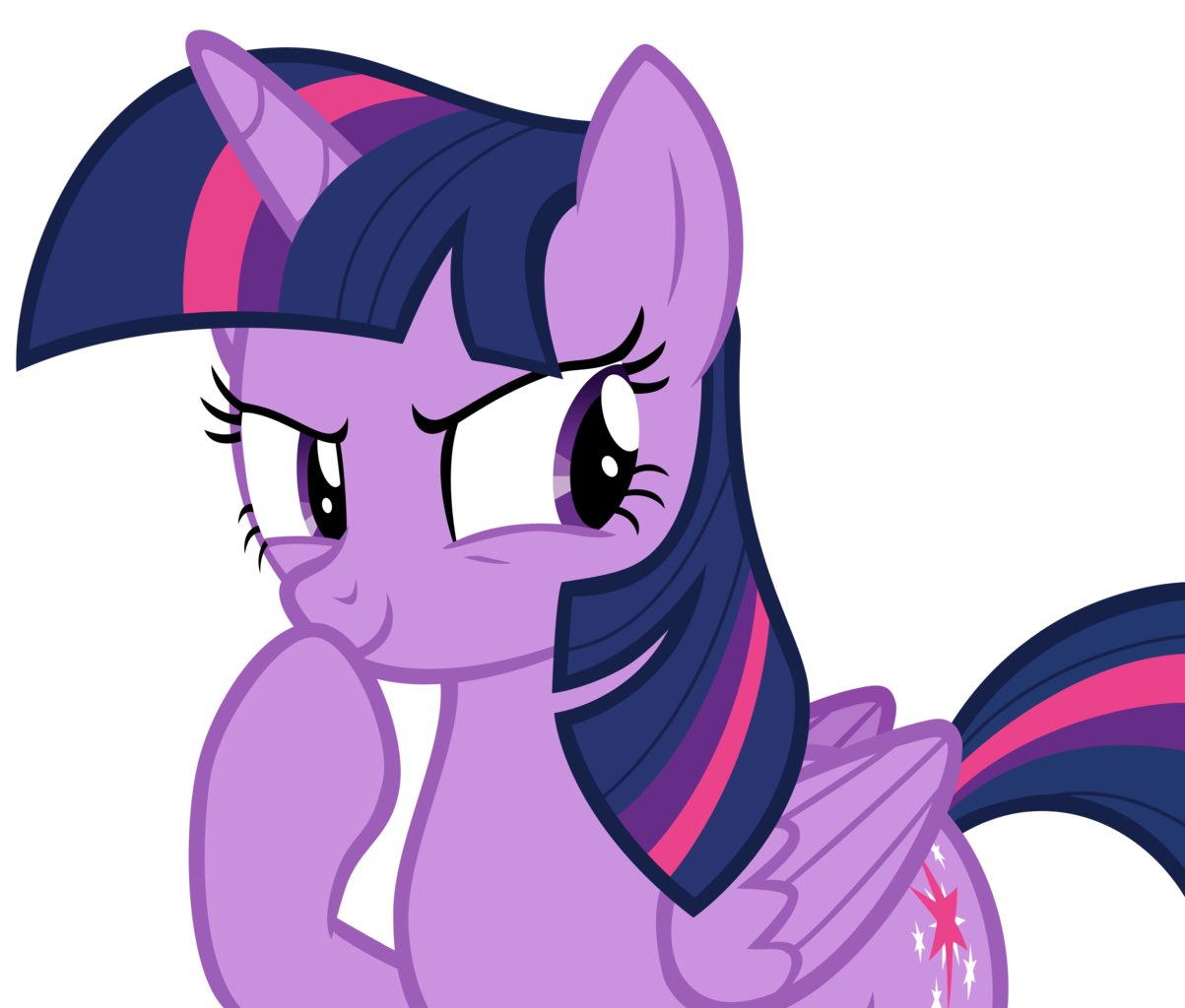 Twilight Sparkle Face Vector