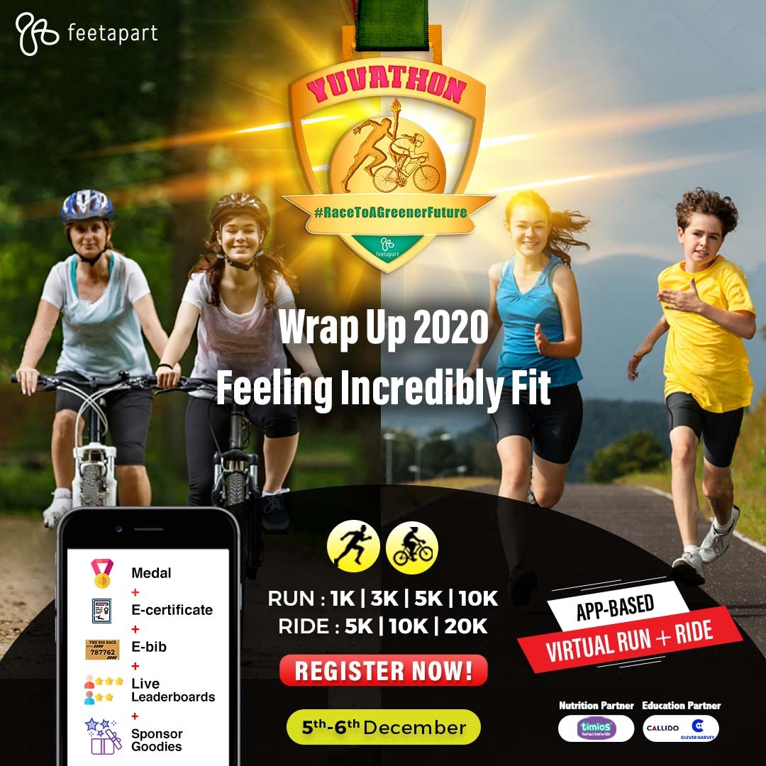 furo.fit on Twitter: "The Yuvathon 2020 🟢 #RaceToAGreenerFuture is here! Use FEET20 for FLAT 20% ...