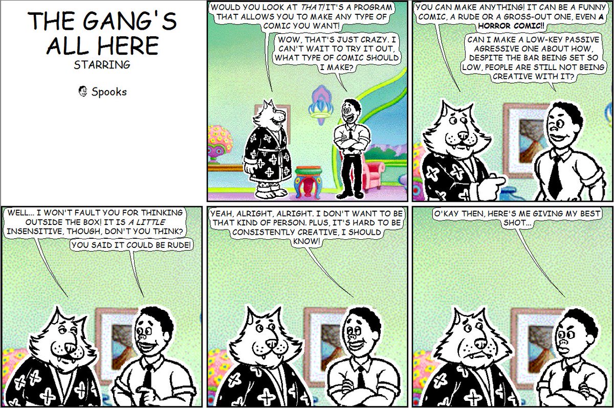 「And finally my magnum opus, My First Comic July 19th, 2018 」Oddly ...