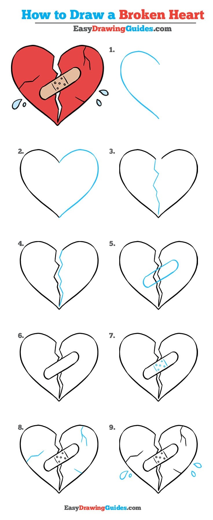 How To Draw A Heart Step By Step For Kids