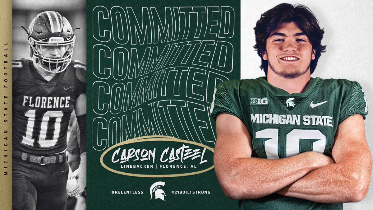 2021 3* OLB Carson Casteel commits to Michigan State : r/CFB