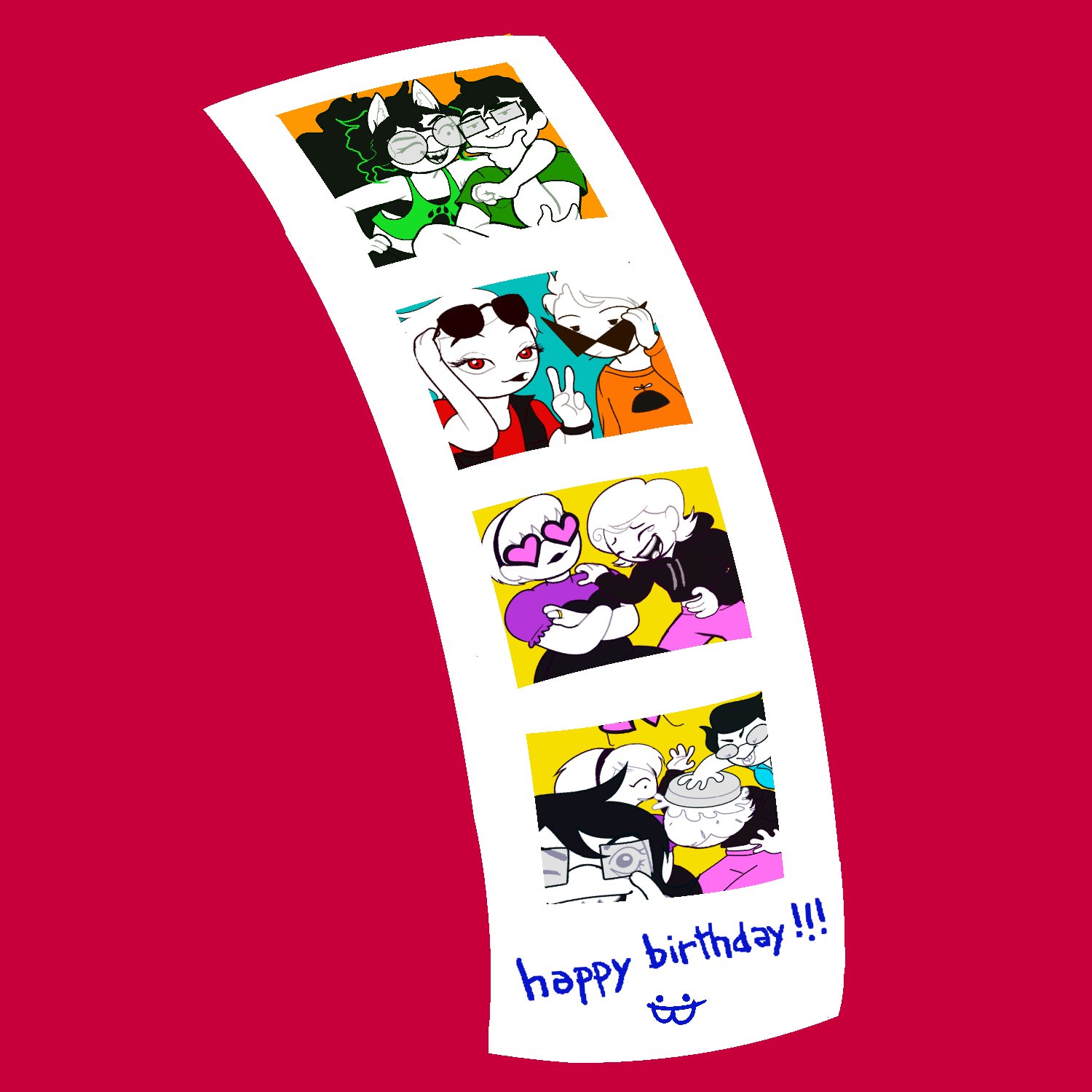Homestuck Happy Birthday Card