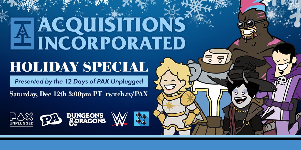 Acquisitions Incorporated Holiday Special w/ Evelyn & Strix! : r ...