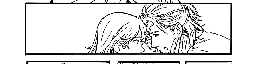 「Longform Dimileth comic in progress... a bit slow atm becaus」felia 🌷🌟の漫画