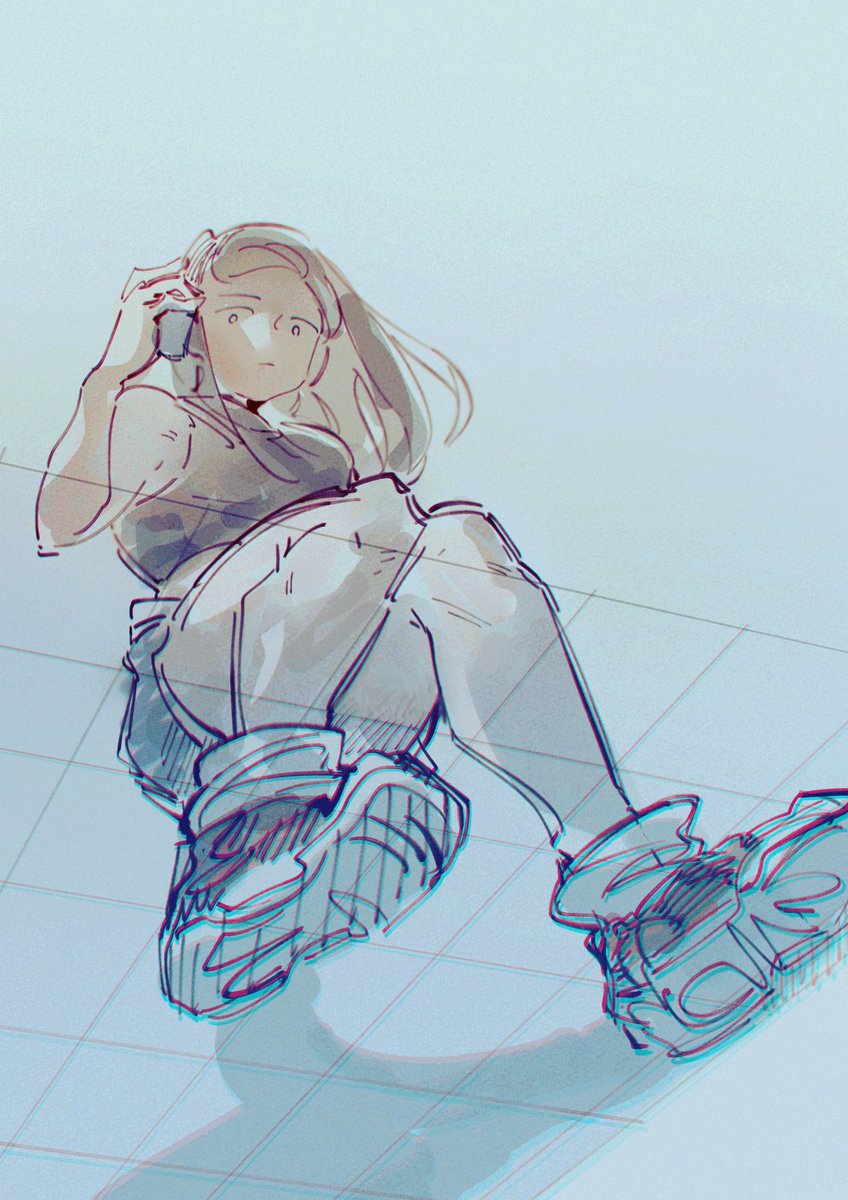 「will prob start coloring 」IDKの漫画