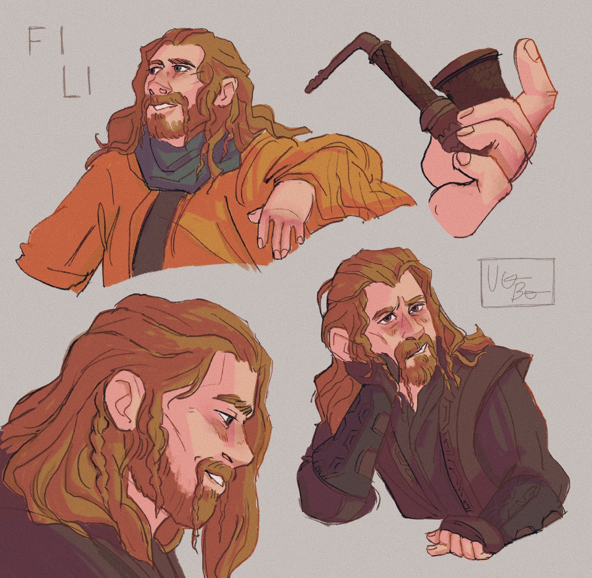 The Hobbit Kili And Fili Fanart