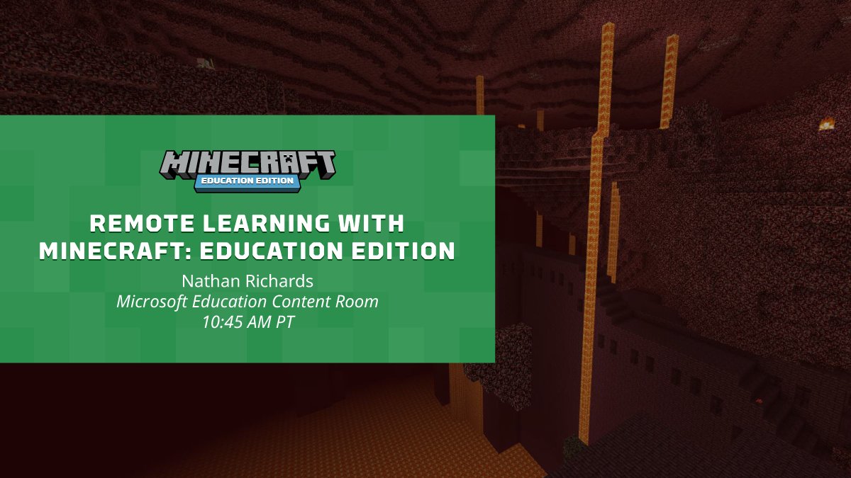 Minecraft: Education Edition on Twitter: "#MinecraftEdu can be used as ...