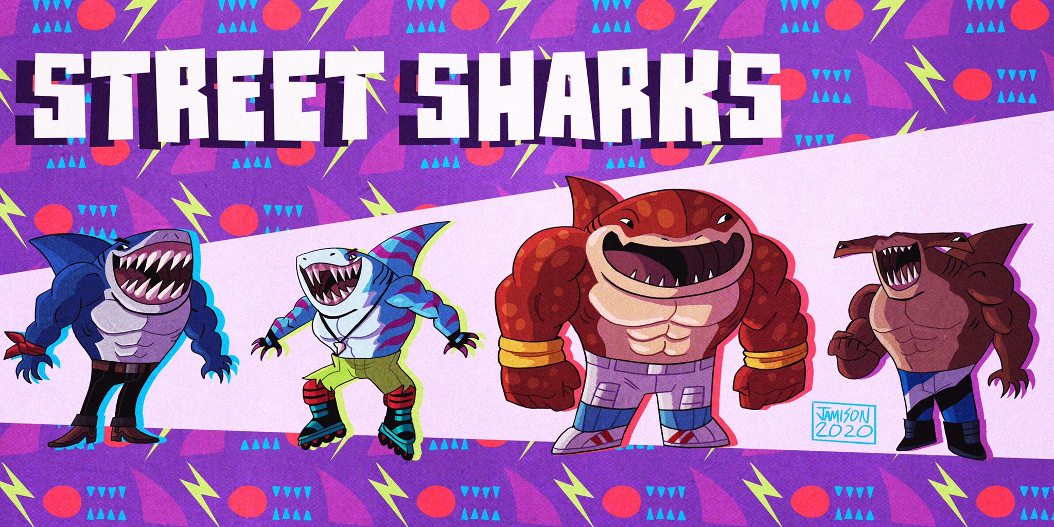 Street Sharks Wallpaper