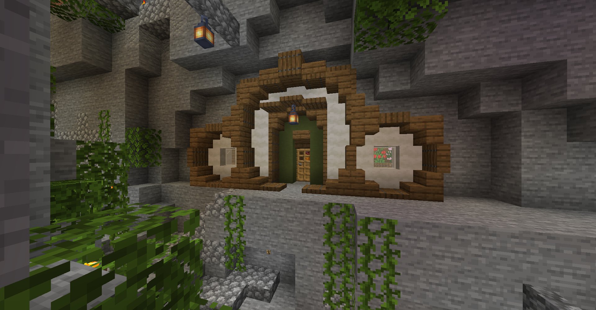 Minecraft Hobbit House Entrance Ivy's Hobbit House Minecraft Schematic