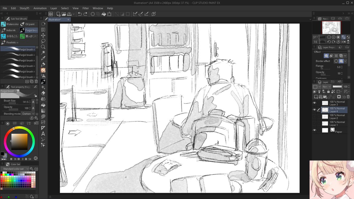 「Paimon sketch (idea by someone on discord) #GenshinImpact #」seaweedの漫画