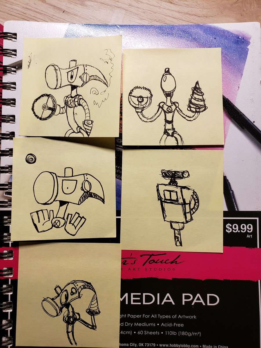 「Sticky note doodles of Tool Man 」🧇ᗯᗩᖴᖴ|🦋🧇の漫画