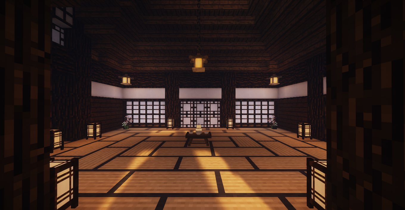Minecraft Japanese House Interior