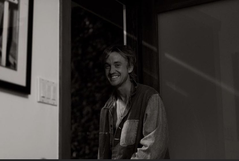 Tom Felton Black And White