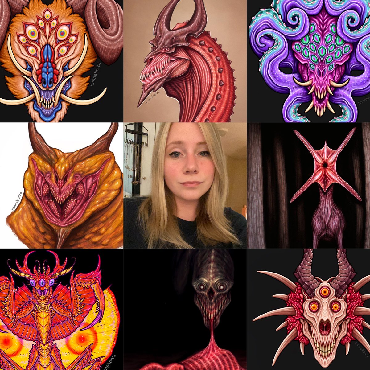 「More creature sketches 」Hannah Comstockの漫画