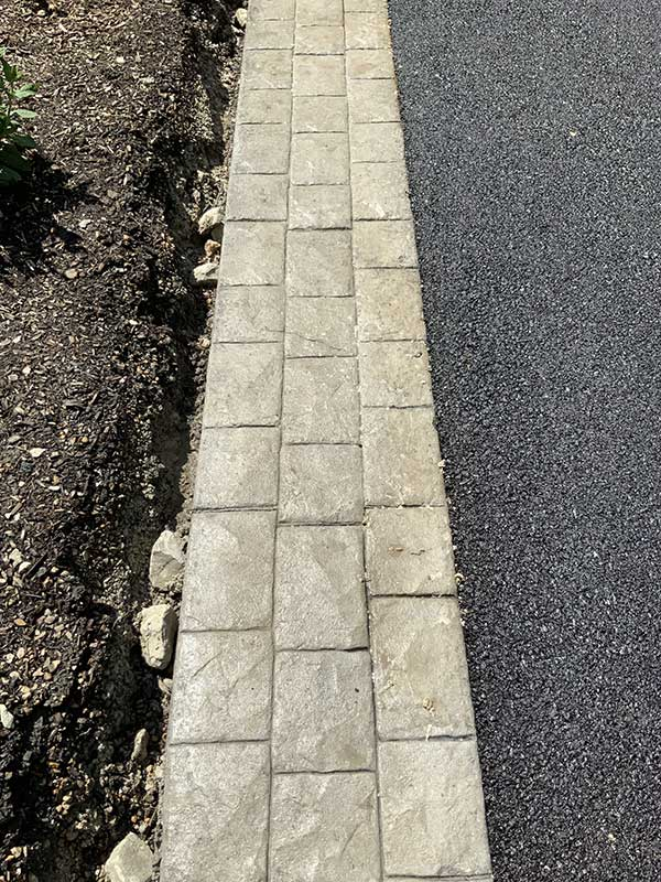 Asphalt Driveway Edging