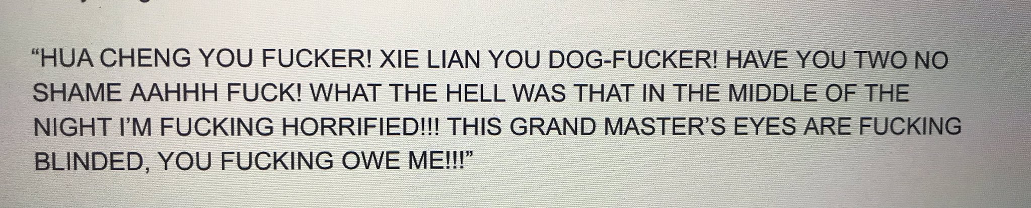 Mxtxhoe On Twitter 😂😂😂🤣🤣🤣🤣 Qi Rong Reaction Seeing Xl And Hc Kissed Is Like The Reaction Of My