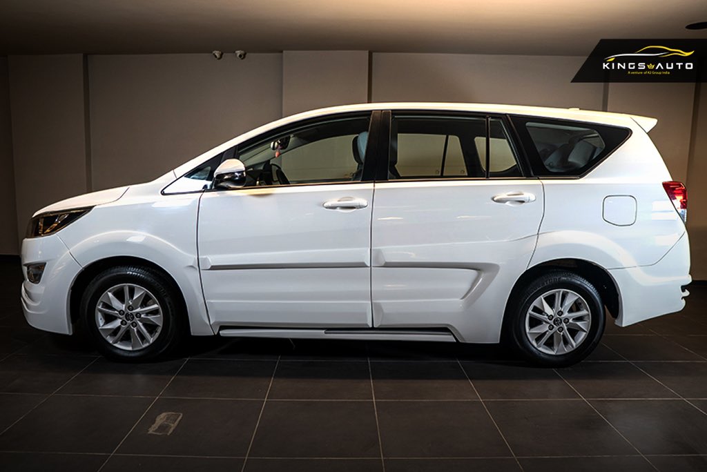 White Toyota Innova Modified