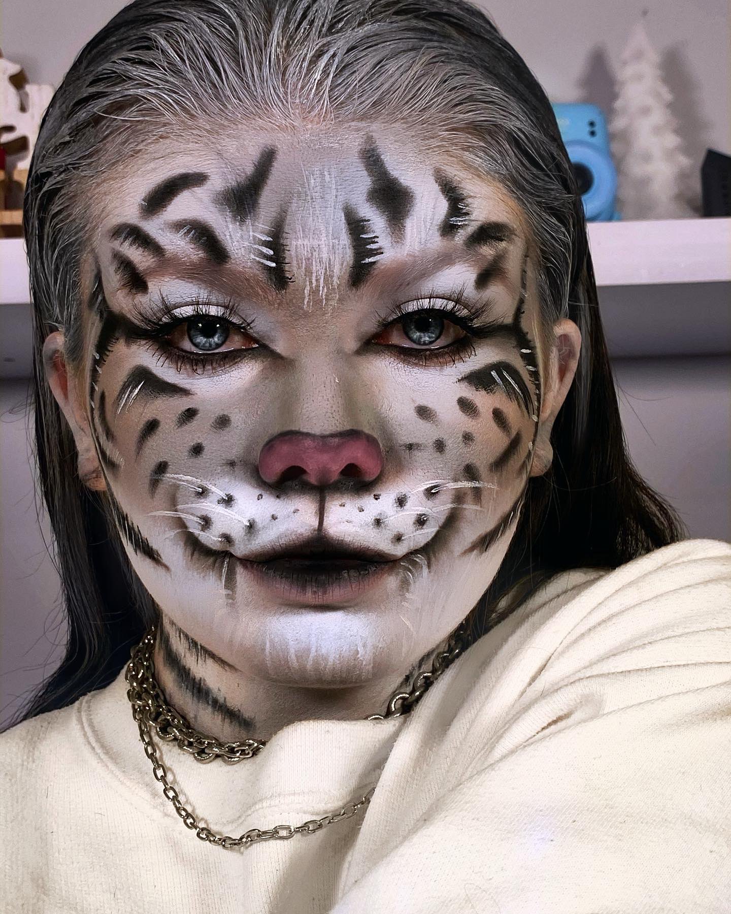 White Tiger Makeup