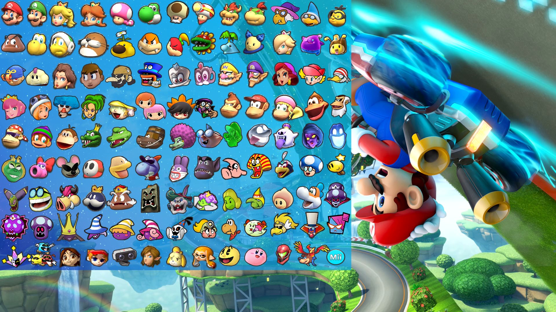 Mario Kart 7 Character Roster Mario Kart 7 Character Roster