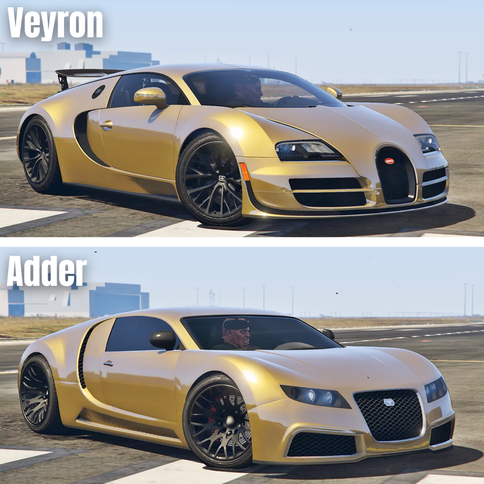 Adder Vs Bugatti