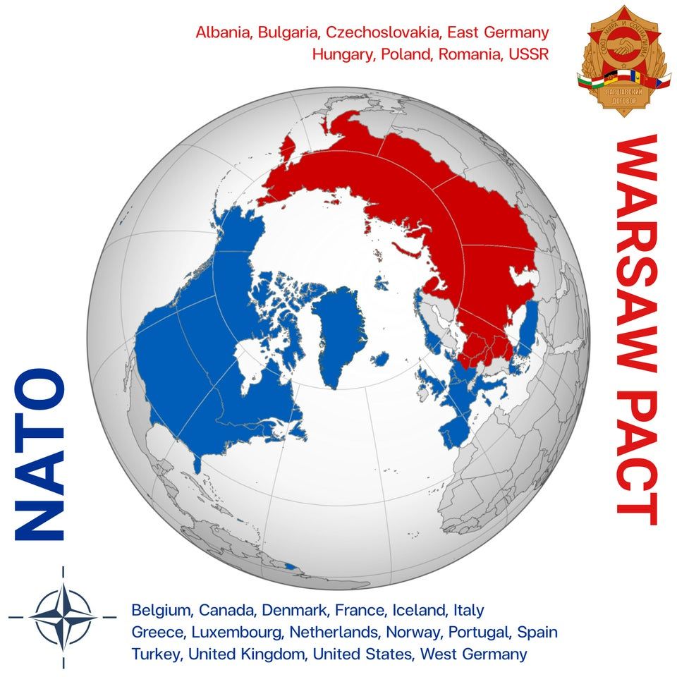 Nato Cold War Map