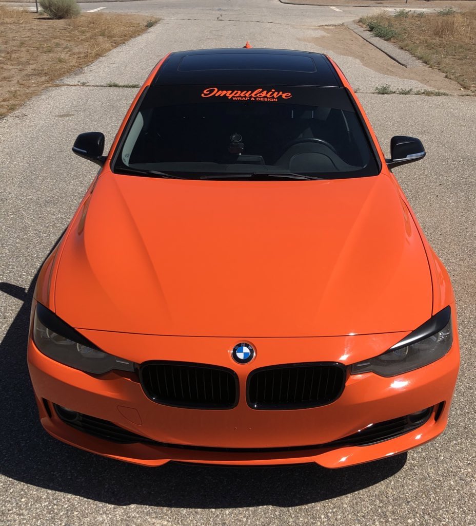 Orange Bmw 328i