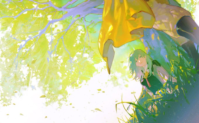 「byleth (fire emblem) green eyes」Fan Art(Popular)