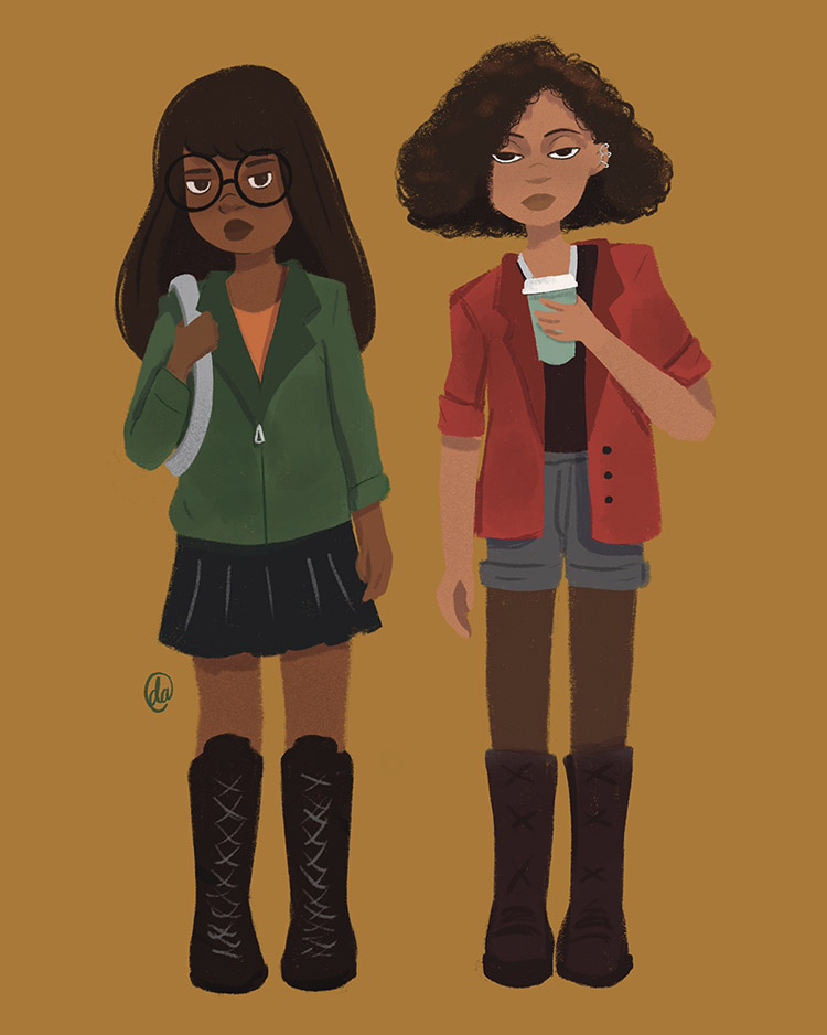 「Reply or QRT with your most popular draw」|Danielleのイラスト