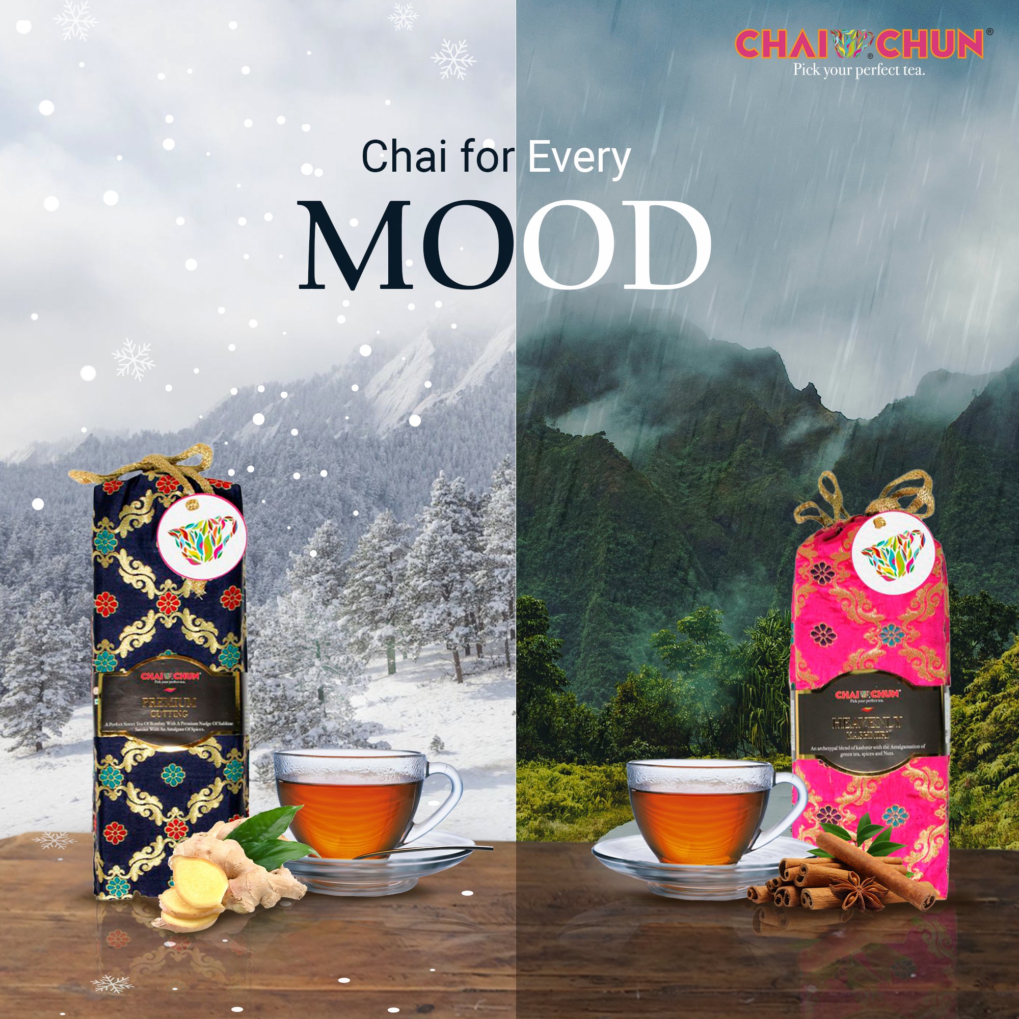 Cutting Chai In Rain