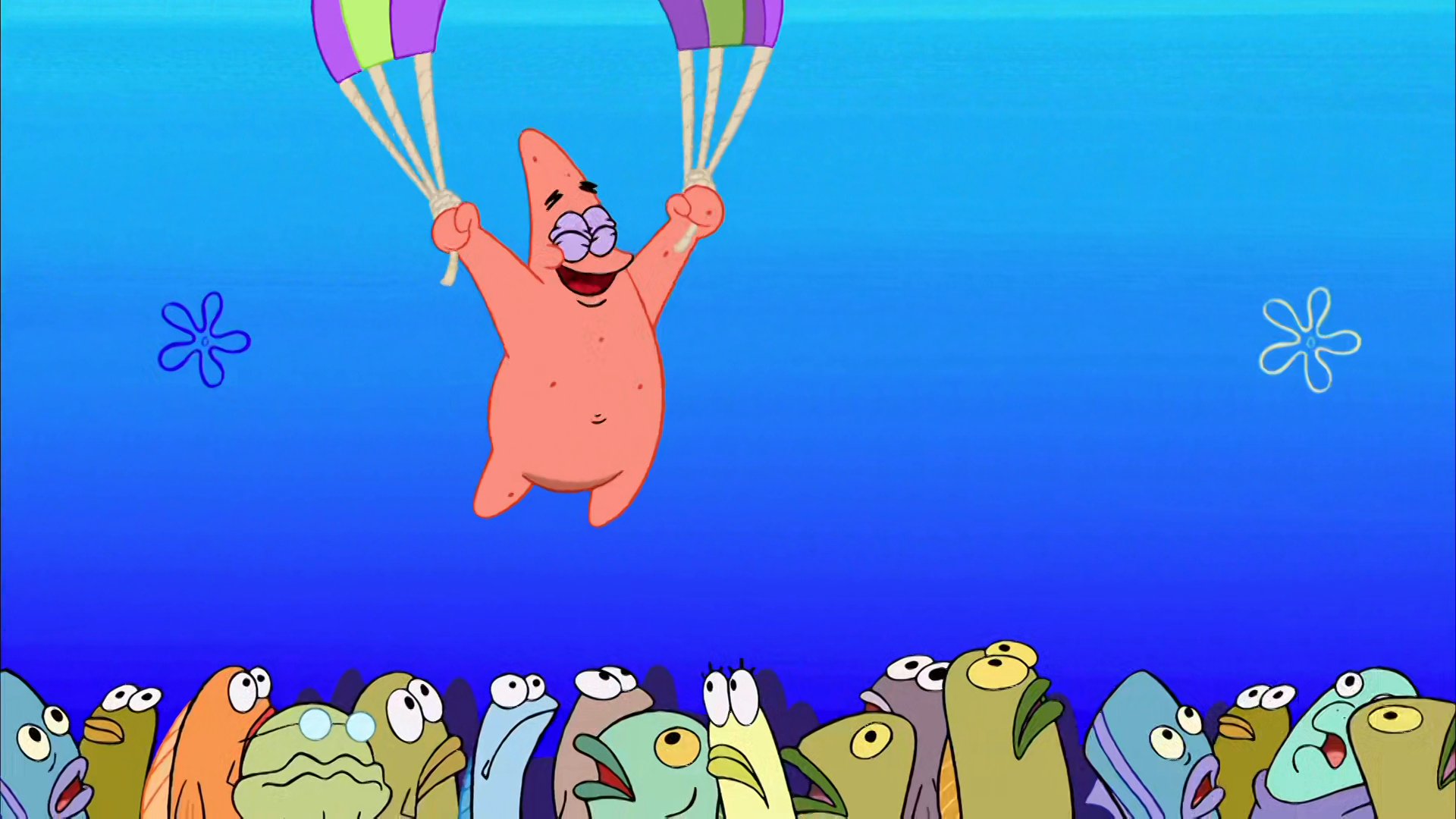 Spongebob Movie Patrick Flying