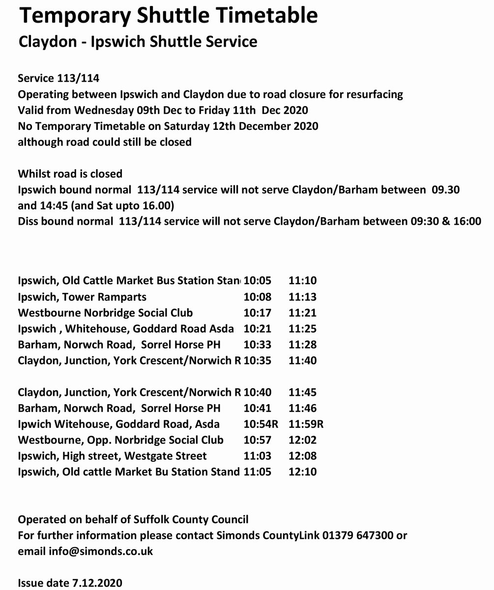 64 bus timetable ipswich