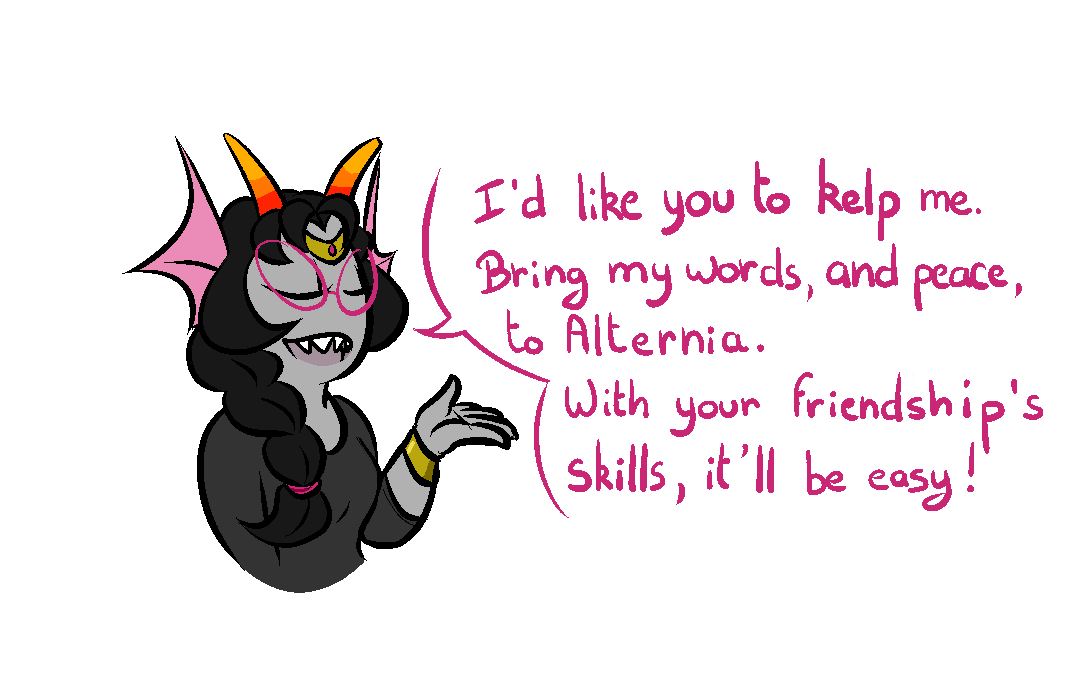 「#homestuck MSPA Reader promoted by Feferi. Time to save Alte」Slyの漫画