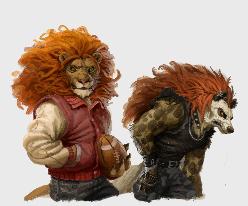 「Zetterburn and Forsburn again, in their 」|Sinto_Jのイラスト