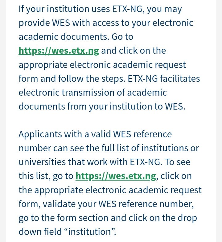 1) THE FASTEST WAY TO SEND YOUR TRANSCRIPT TO WES FROM NIGERIA AND GET ...