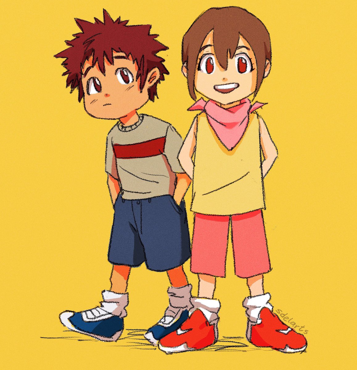 Digimon Davis And Kari Kiss