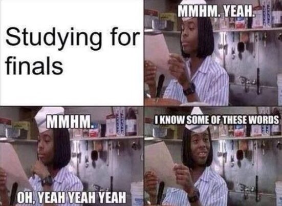 Final Exam Week Meme