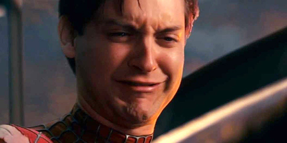 Tobey Maguire Crying Spiderman 3