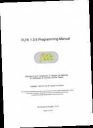 FLTK 1.3.5 Programming Manual - Manual PDF Download / Twitter