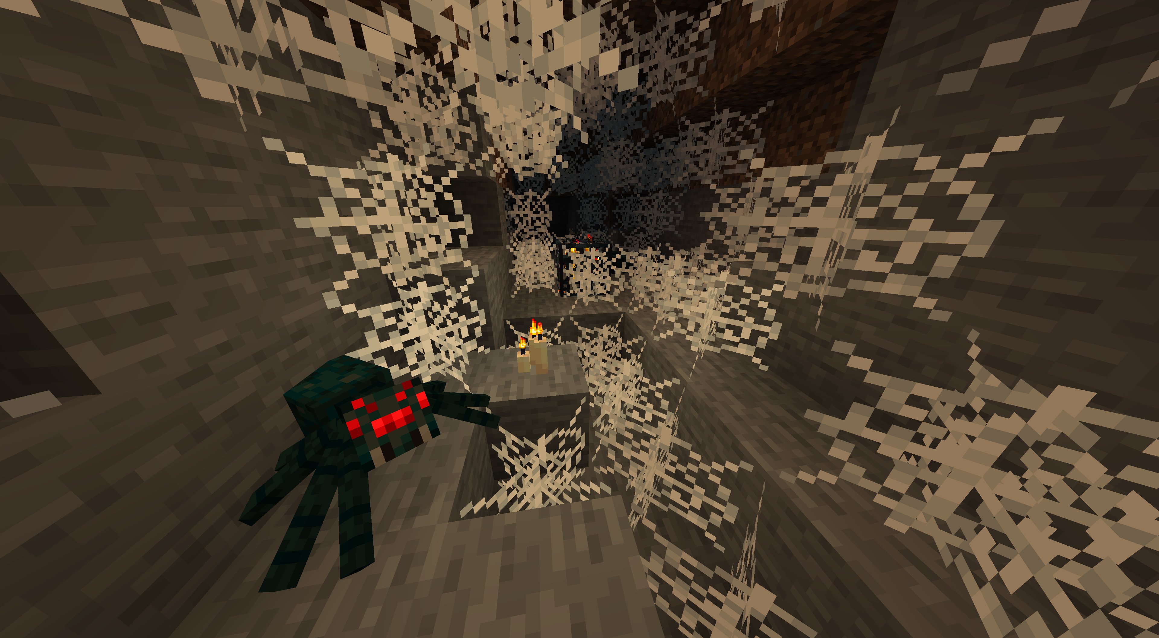 Minecraft Cavespider Wallpaper By Minecraft Cave Spider XP Farm