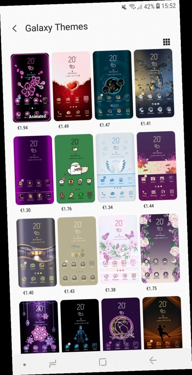 galaxy theme download for android / Twitter