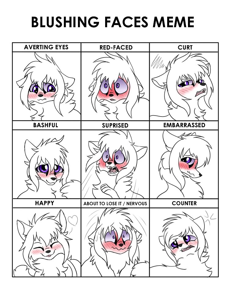 Blushing Face Meme