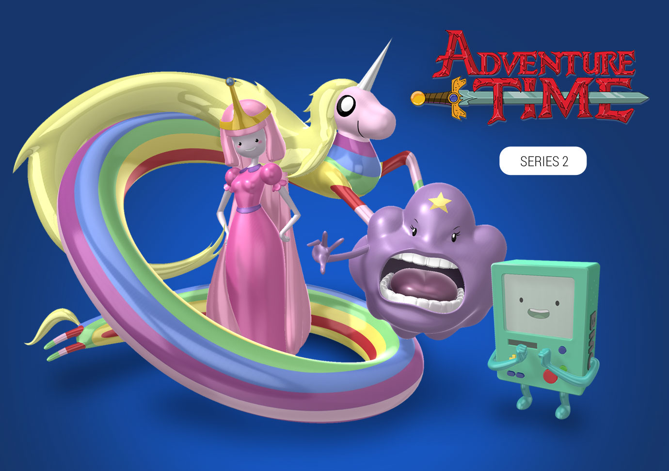 Adventure Time: Prinzessin Bubblegum Und Lady Rainicorn