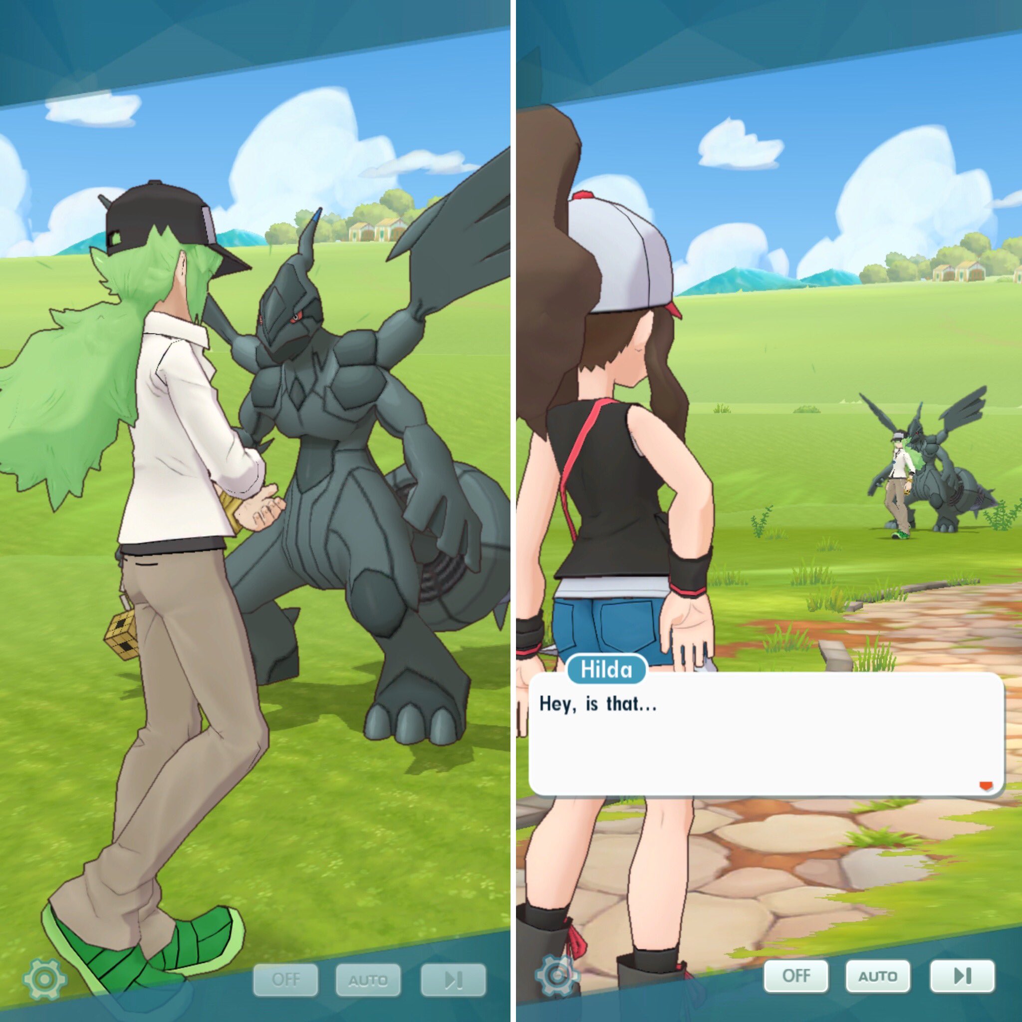 Pokemon Skyla Hilda Vs