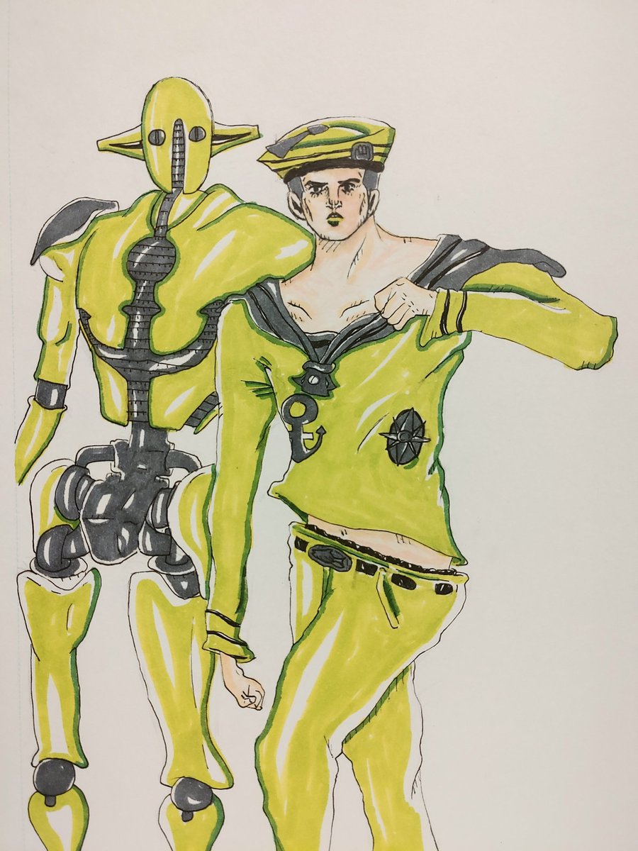 「These are some of the oldest Jojo related drawings I've done」DUJANの漫画