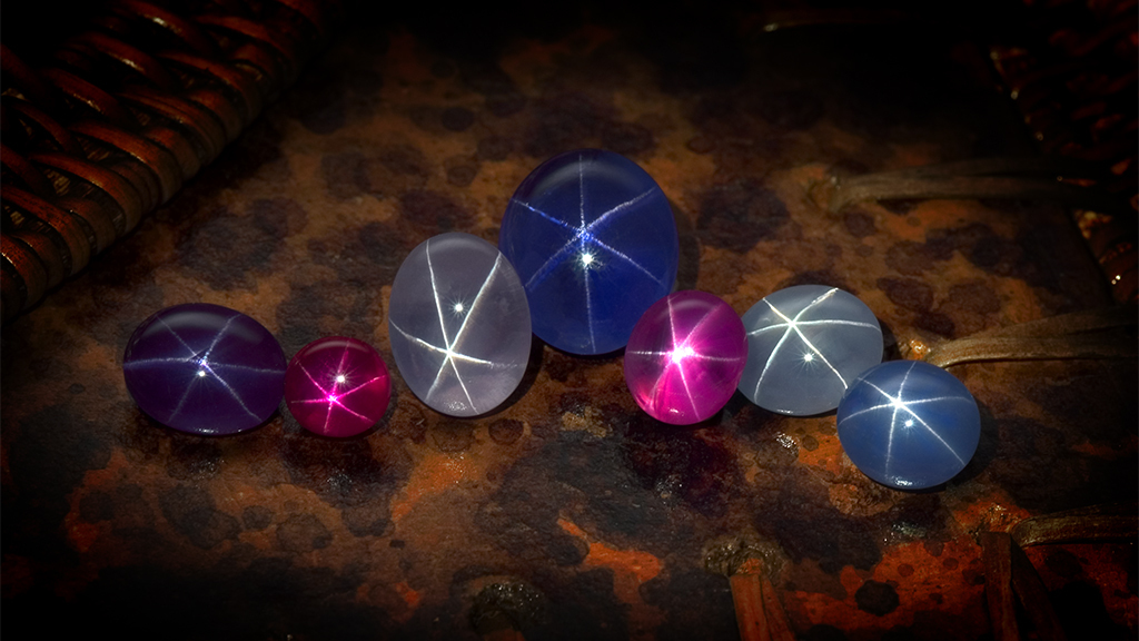 Corundum Gemstones Star Ruby Cabochon