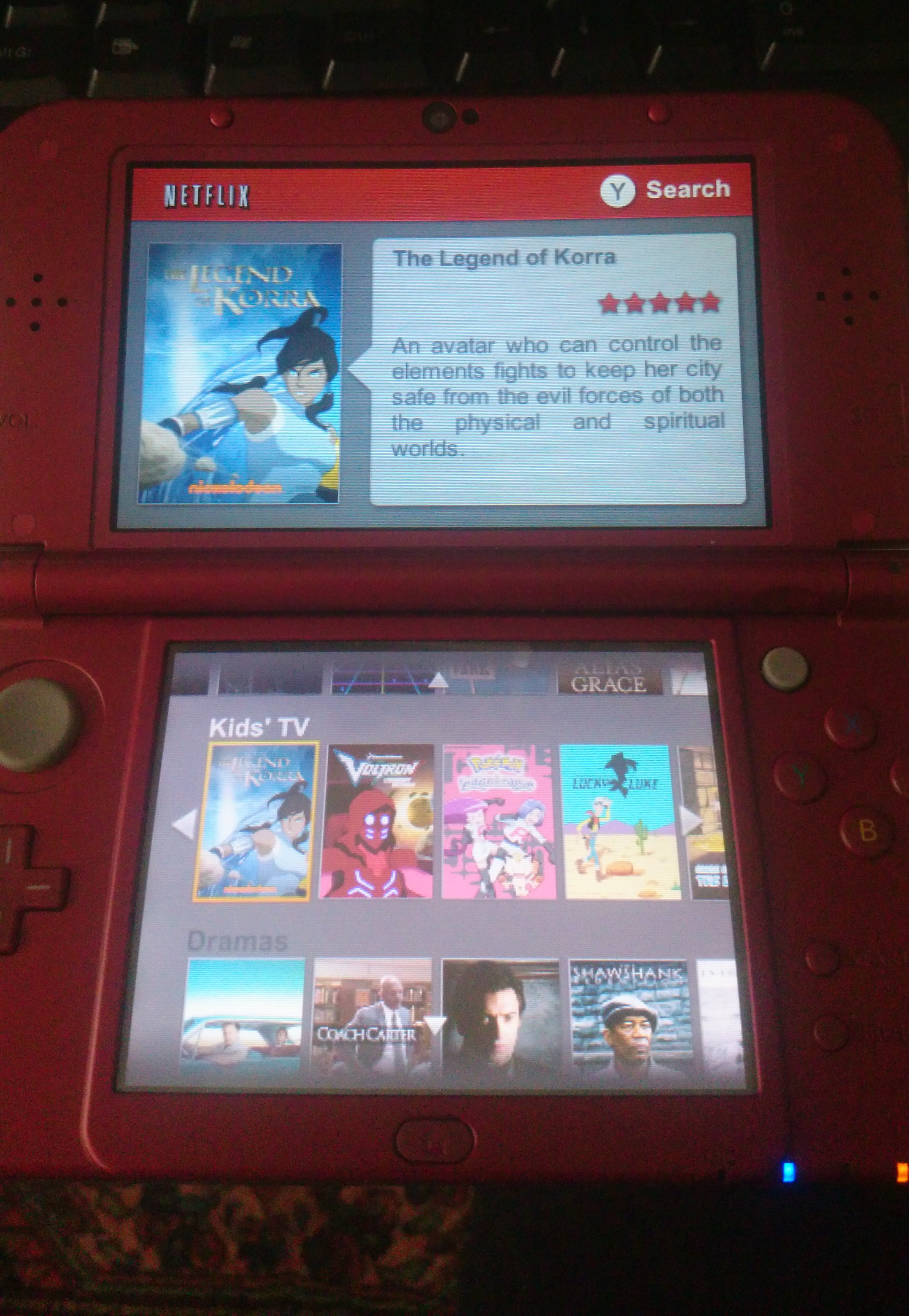 Netflix on 3ds store