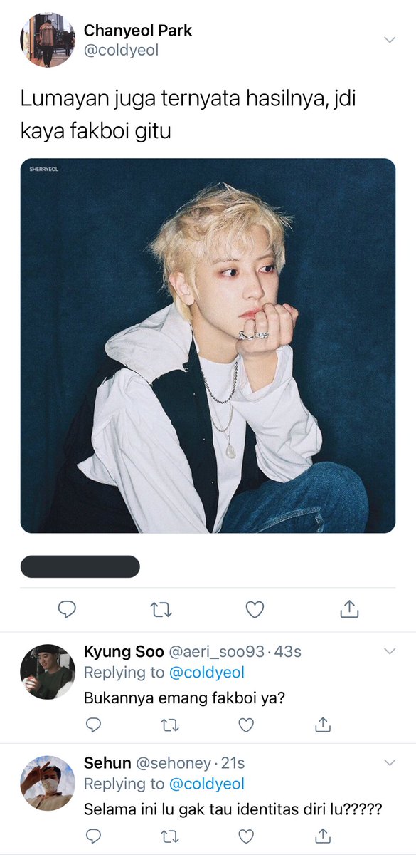 Lili ☀️//📌YOLO and SNS AU//EXO is #OBSESSION on Twitter: "[CHANBAEK SNS AU] Tentang Baekhyun ...