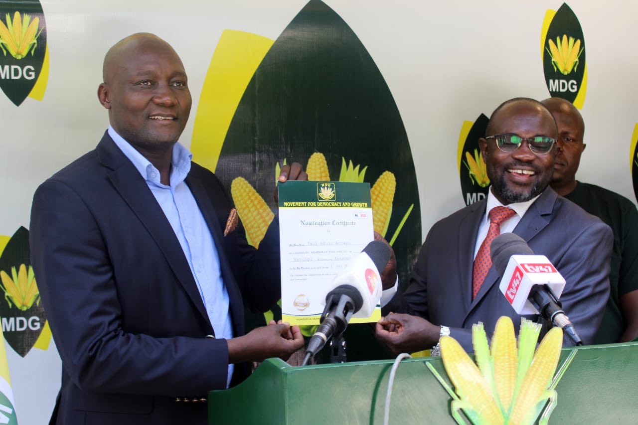 David Ouma Ochieng On Twitter We Unveiled Our Candidate Mr Paul Achayo For The Matungu