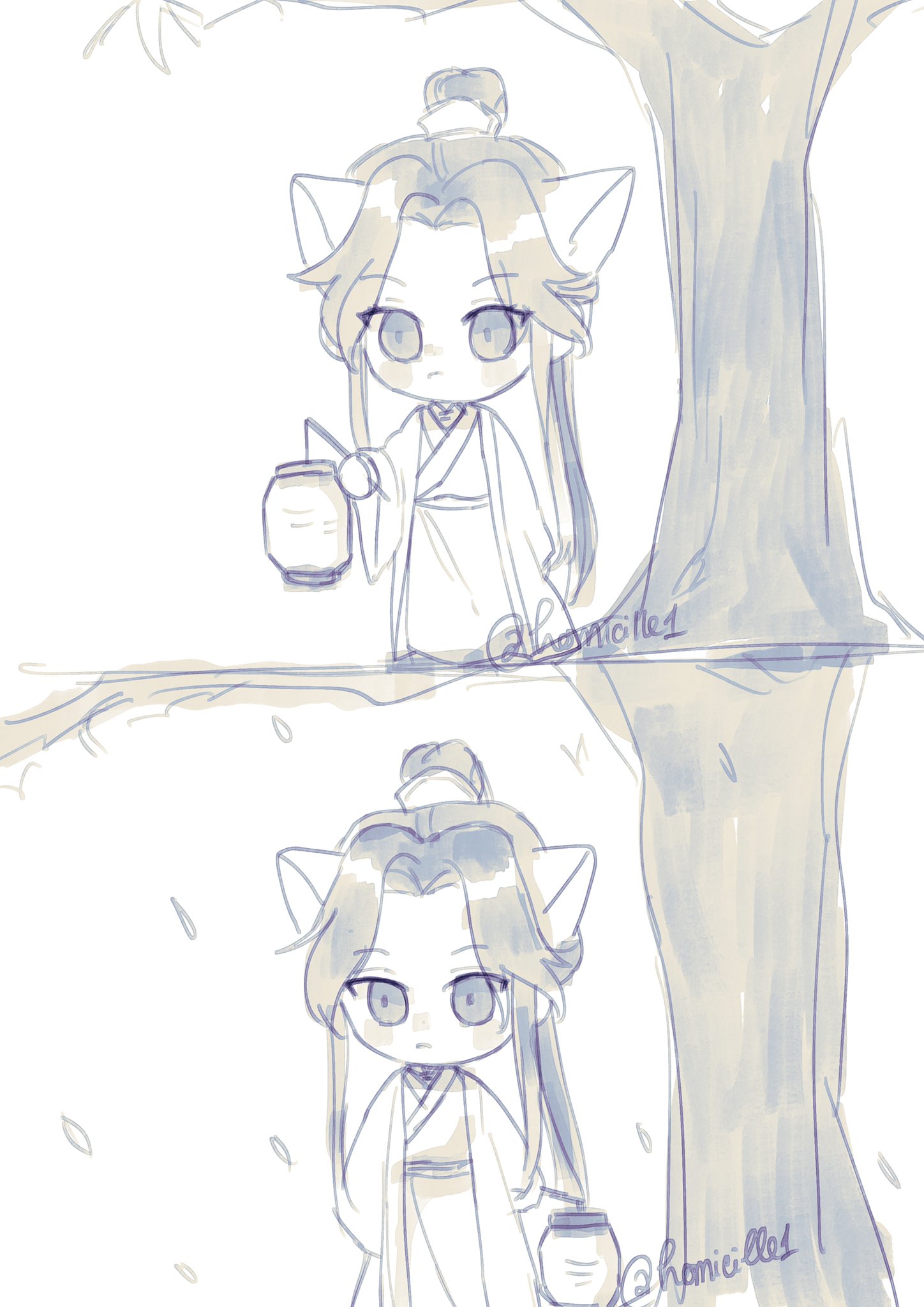 Homicille l busy for grad on Twitter: "Always waiting you #2ha #二哈和他的白猫师尊 https://t.co ...