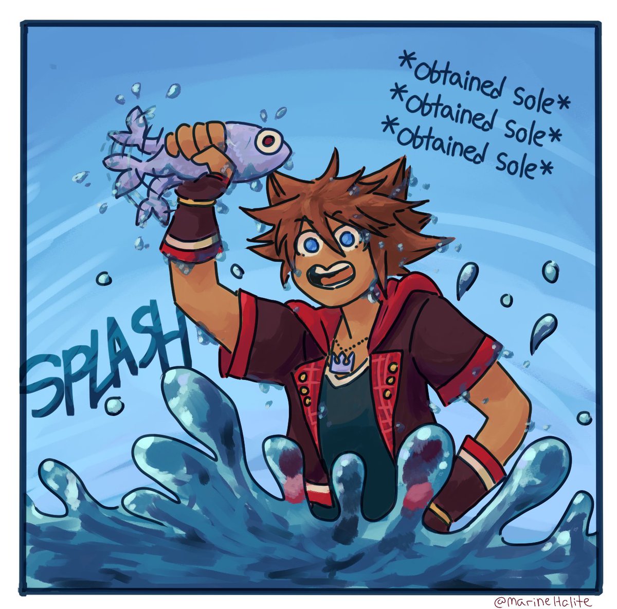 「i drew this sora on my touch screen last night while moderat」25 year ...